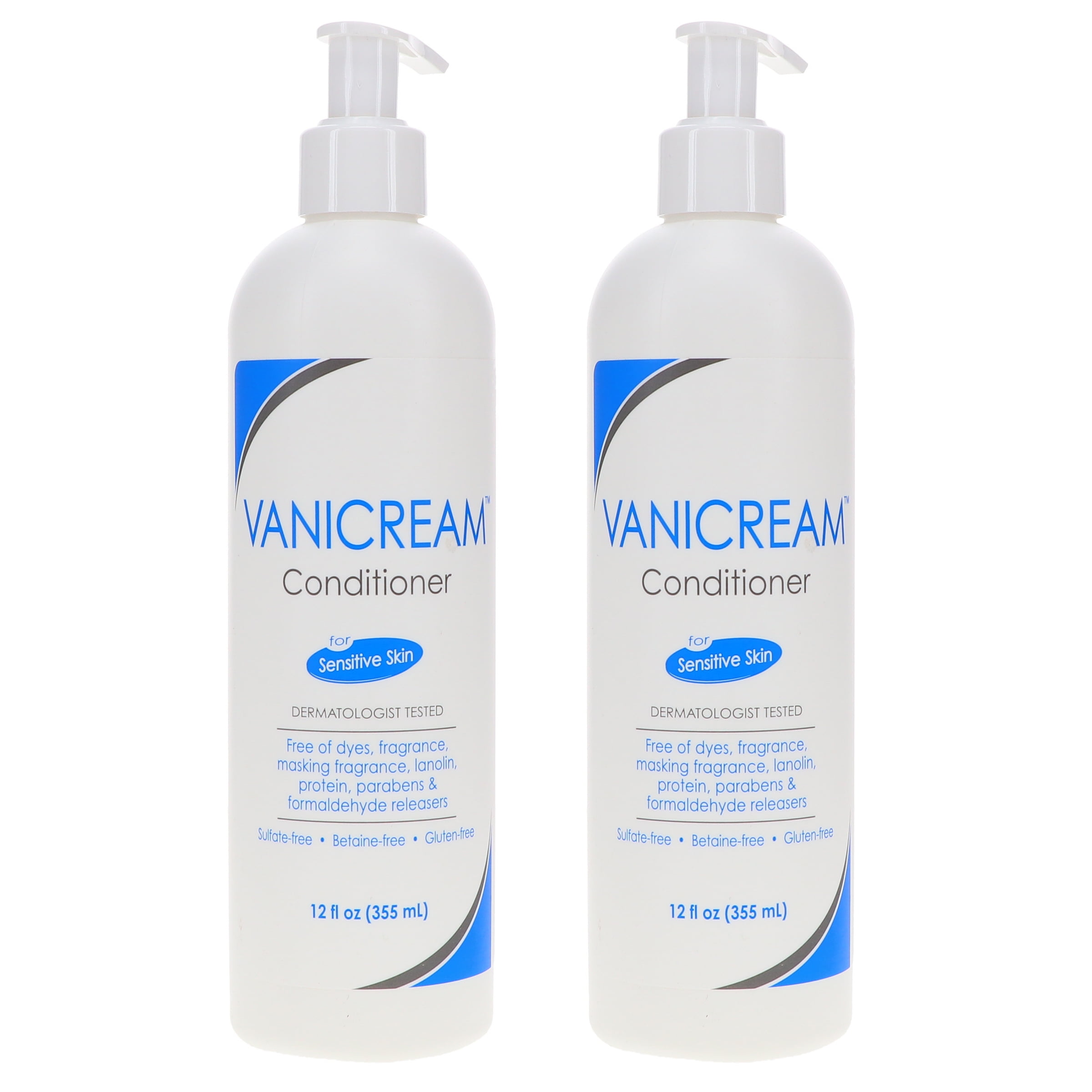 Vanicream Conditioner 12 oz 2 Pack Gently Conditions Hair and Scalp ...