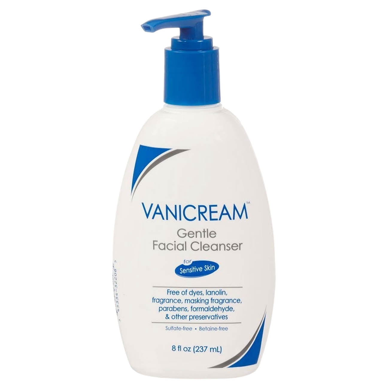 Vanicream Gentle Facial Cleanser for Sensitive Skin, Pump Dispenser, 8 ...