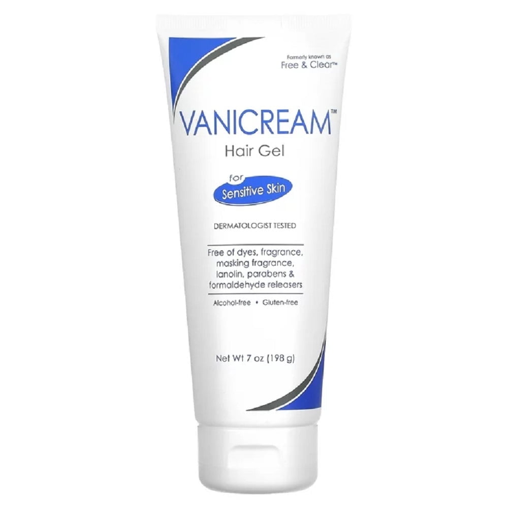 Vanicream Free & Clear Hair Styling Gel, 7 oz, Fragrance-Free, for ...