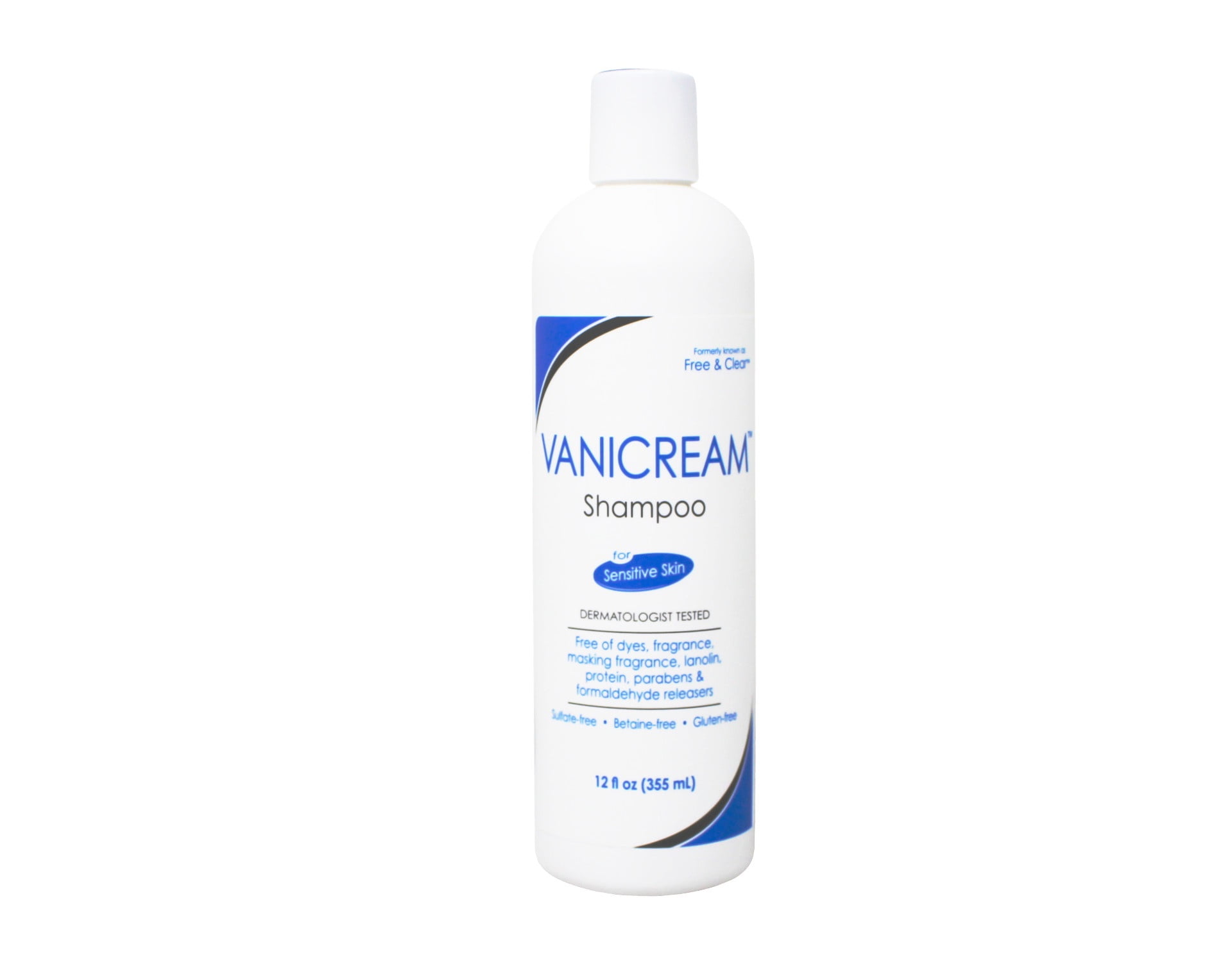 Vanicream Shampoo for Sensitive Skin, 12 fl oz, pH-Balanced Formula ...