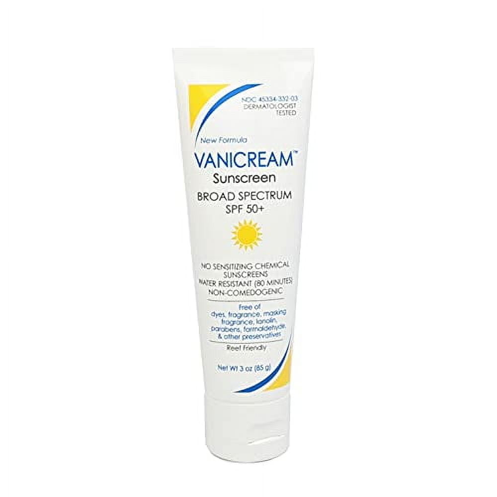 Vanicream Sunscreen Broad Spectrum SPF 50+ oz., 3 HSA/FSA Eligible ...