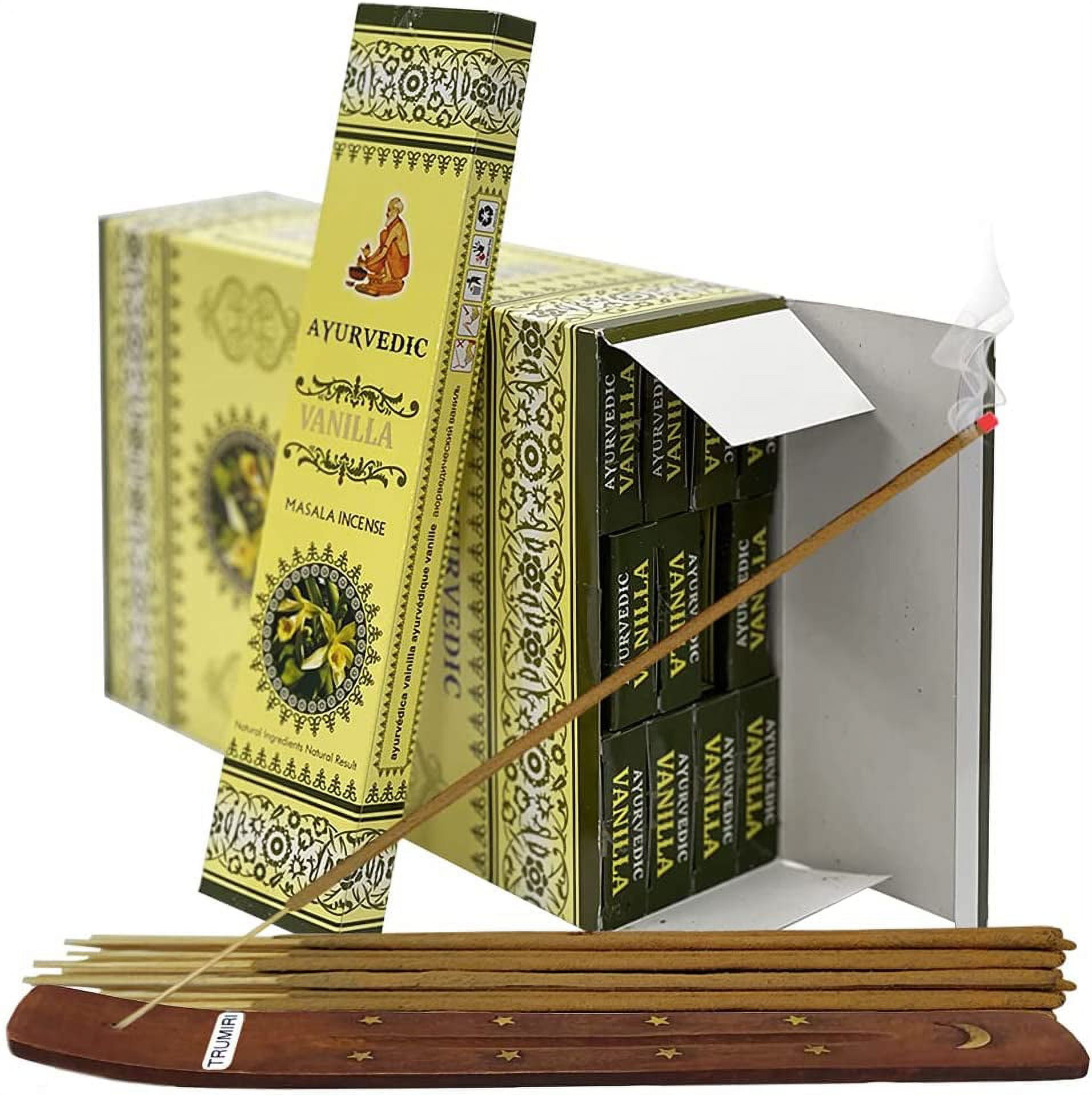 Vanila Incense Sticks And Holder Bundle Ayurvedic Hand Made Insense ...