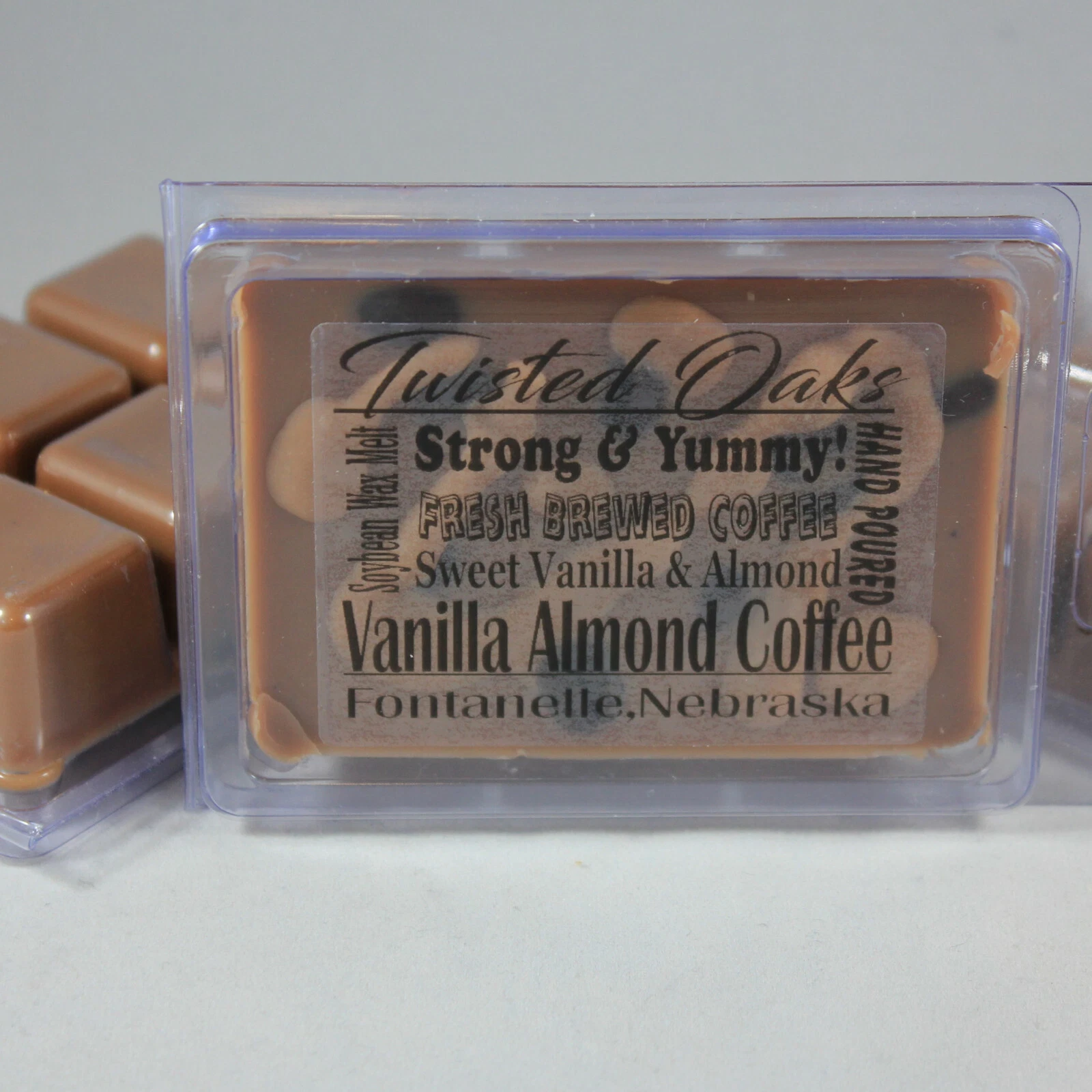 Vanilla Almond Coffee. Soybean Blend Wax Melt. Twisted Oaks Wax Works ...