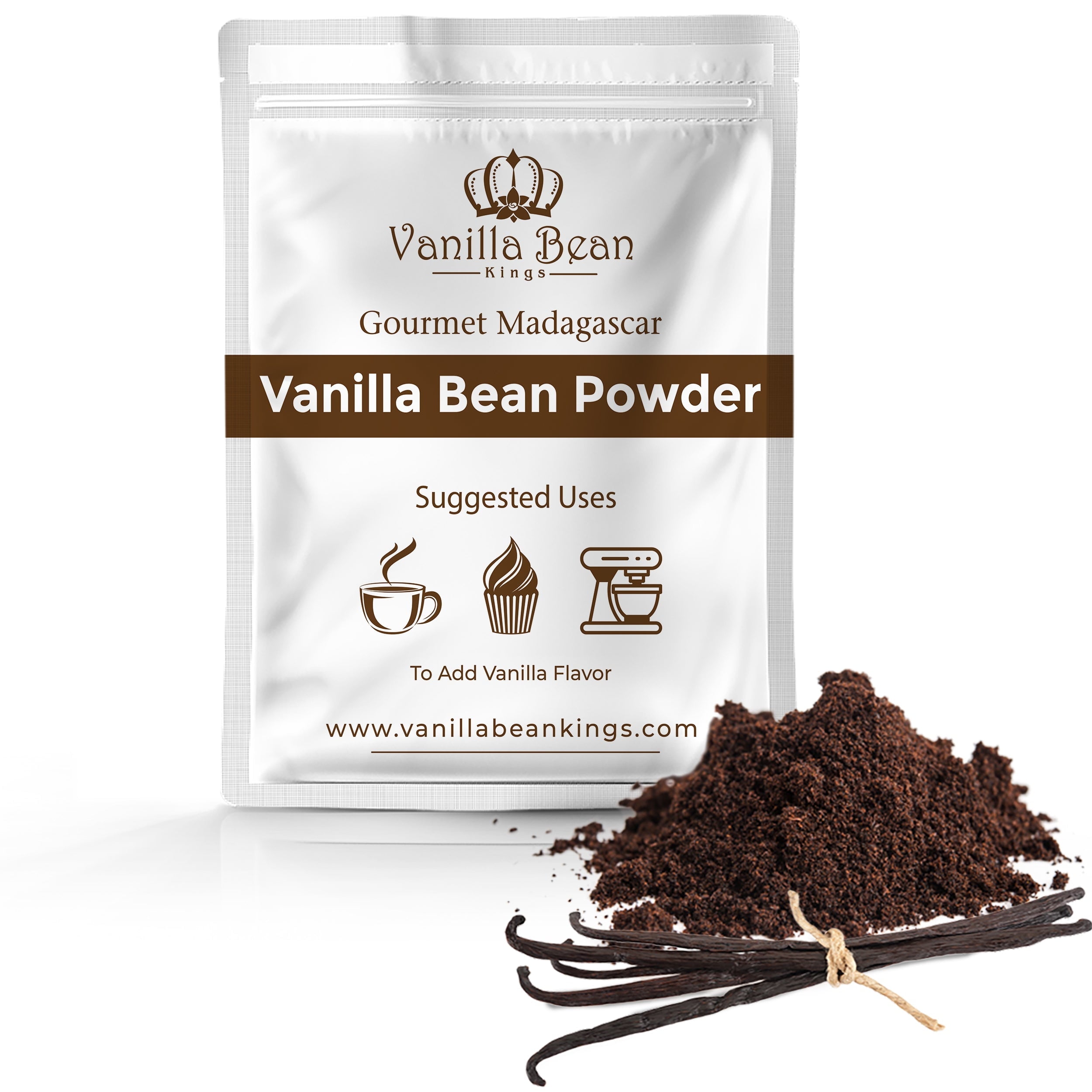 Vanilla Bean Powder - 100% Pure Ground Madagascar Vanilla Powder - For ...