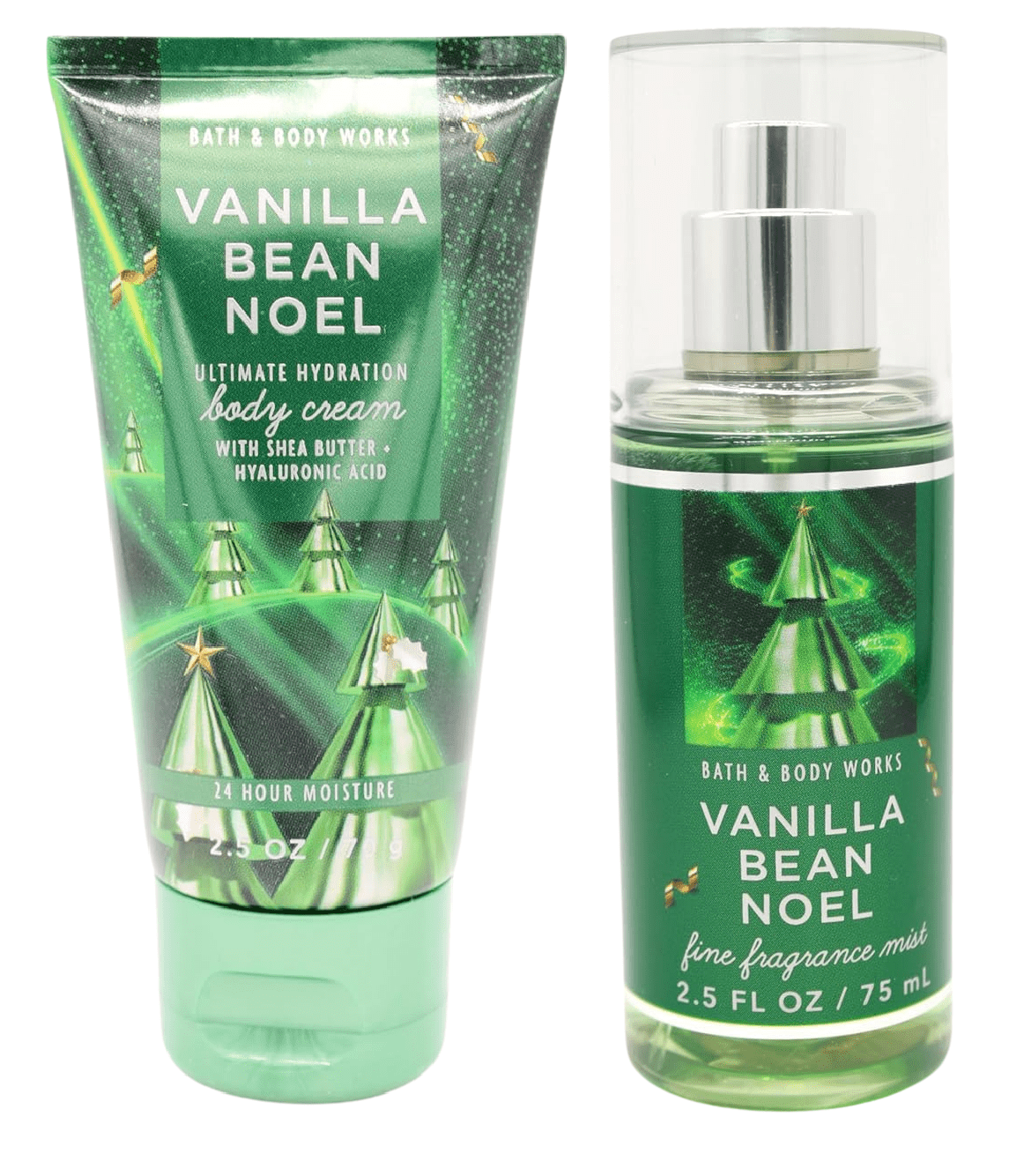 Vanilla Bean Travel Set by Bath and Body Works - Fine Fragrance Mist ...