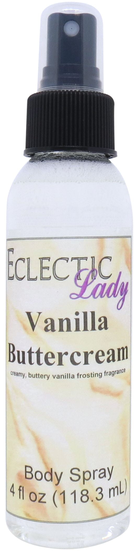 Vanilla Buttercream Body Spray, Eclectic Lady, Hydrating Mist, Unisex ...