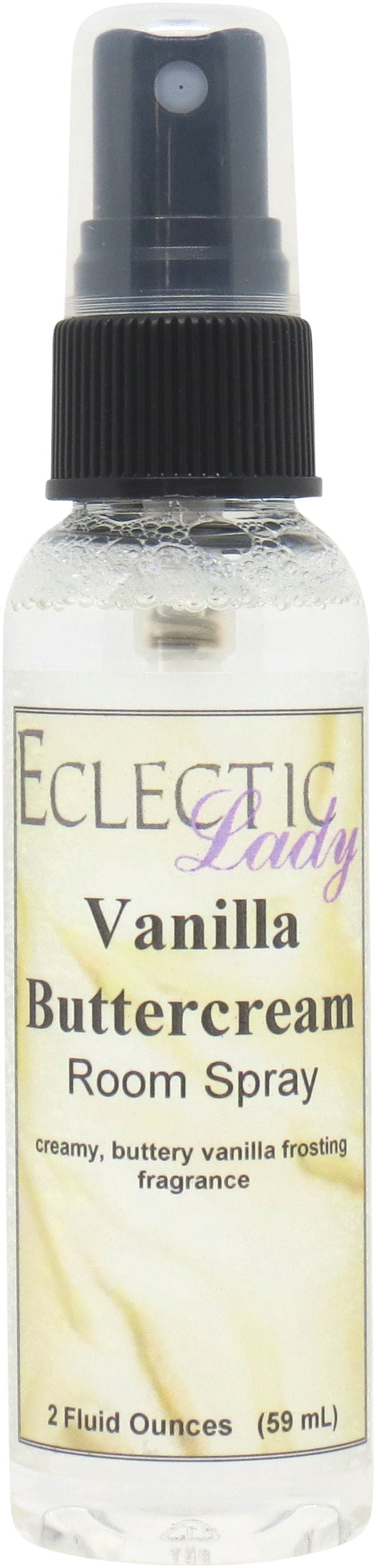 Vanilla Buttercream Room Spray by Eclectic Lady, 4 Ounces, Fragrant ...