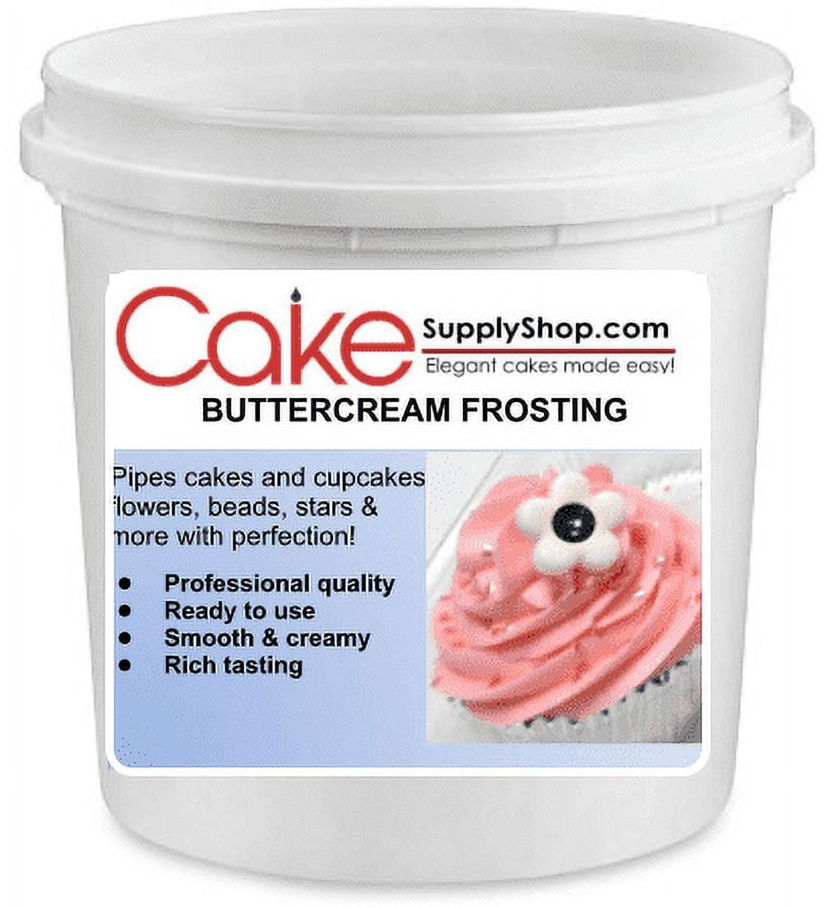 Vanilla Butternut Buttercream Frosting 6lb Bucket - Walmart Business ...