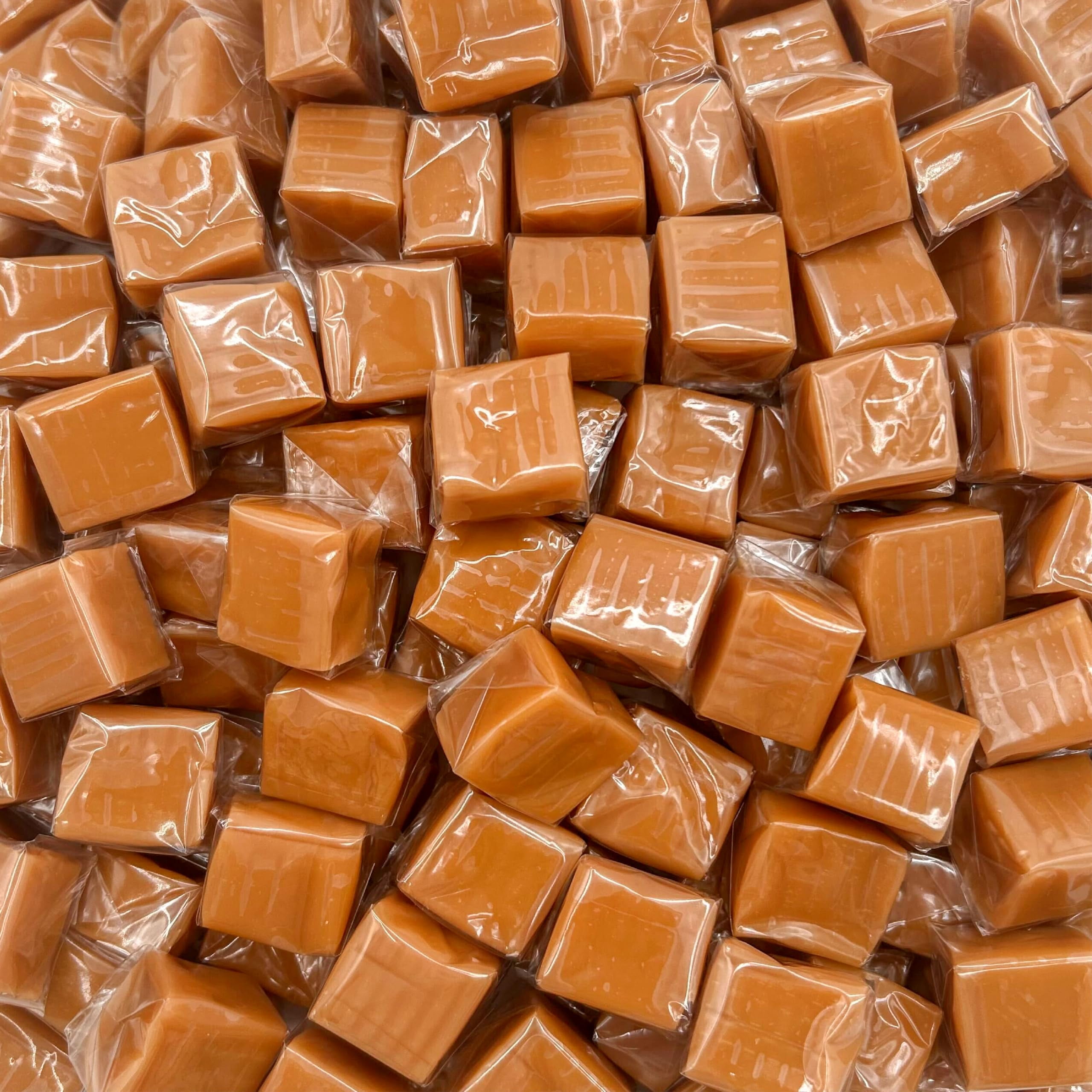 Vanilla Caramel Cubes Candy BCF26 | 2-Pound Bulk Pack | Individually ...