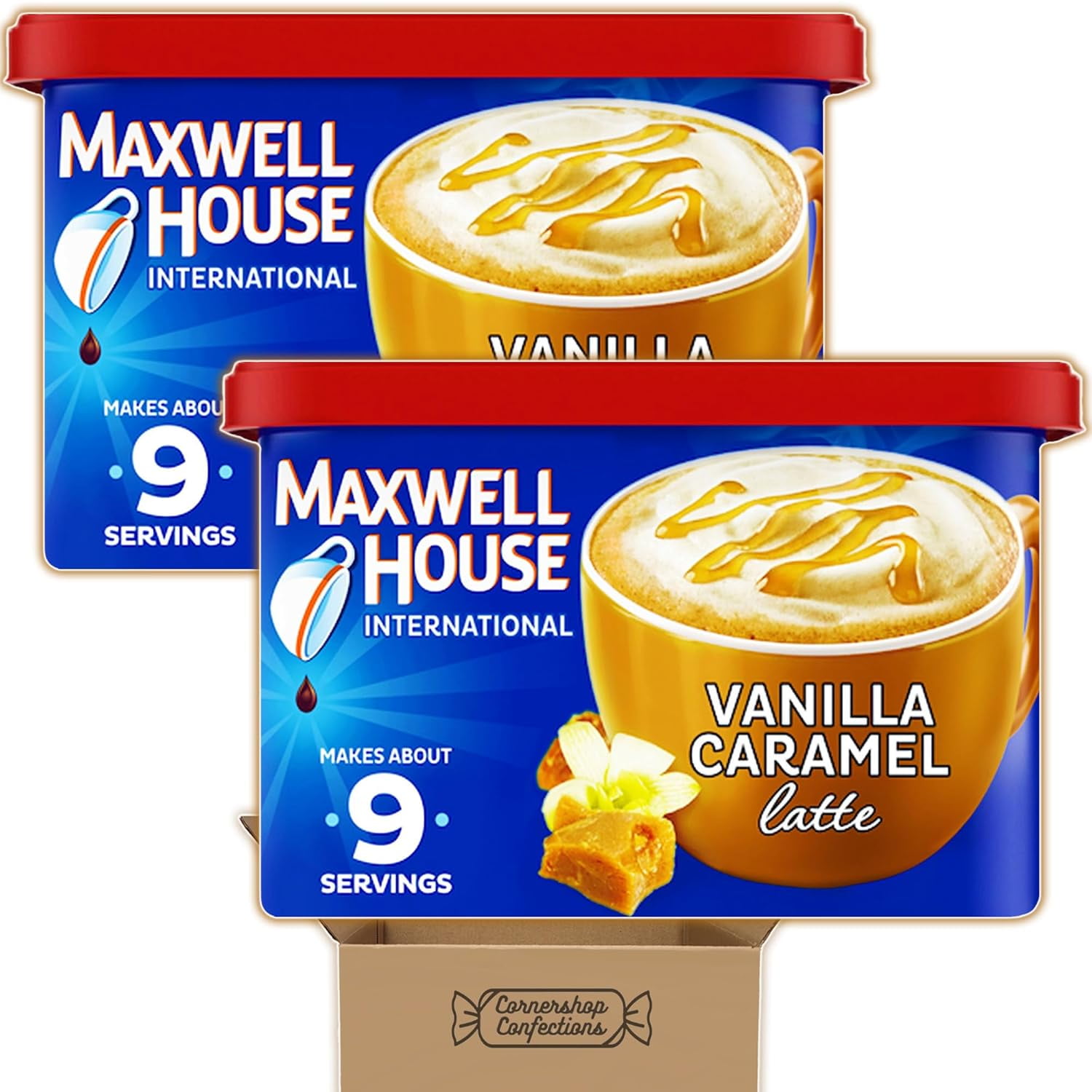 Vanilla Caramel Latte Maxwell-House International Bundle Pack - 2 Pack ...