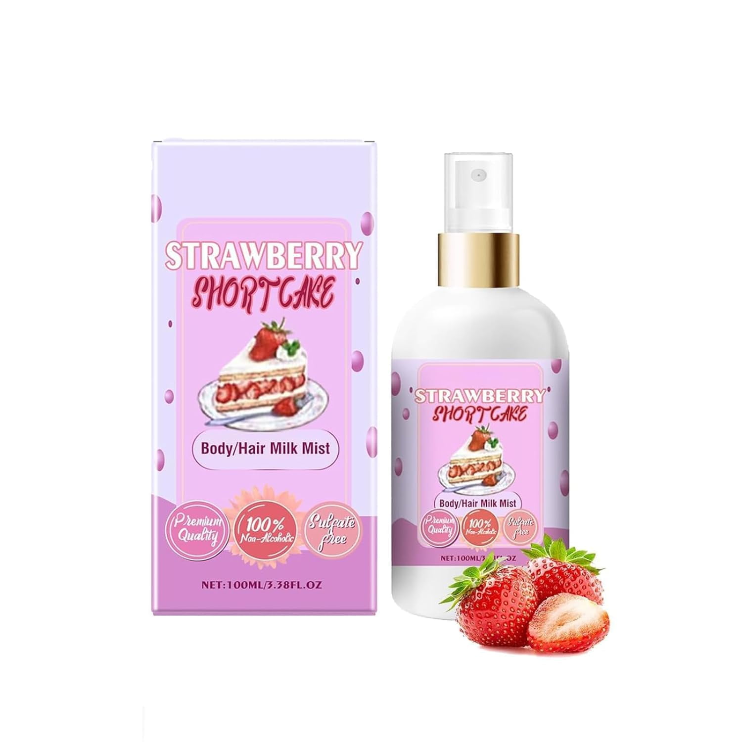 Vanilla Cream Puff Body/Hair Milk Mist, Milky Mist Body Spray, Vanilla ...