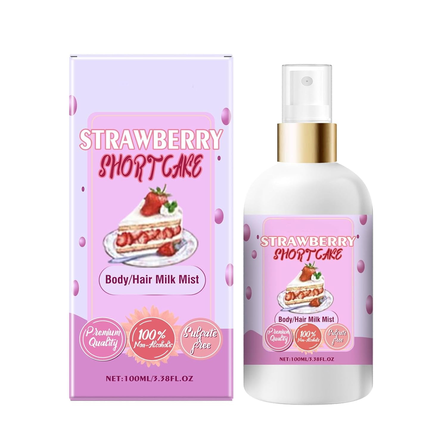 Vanilla Cream Puff Body and Hair Milk Mist, Vanilla Cream Puff Hair and ...