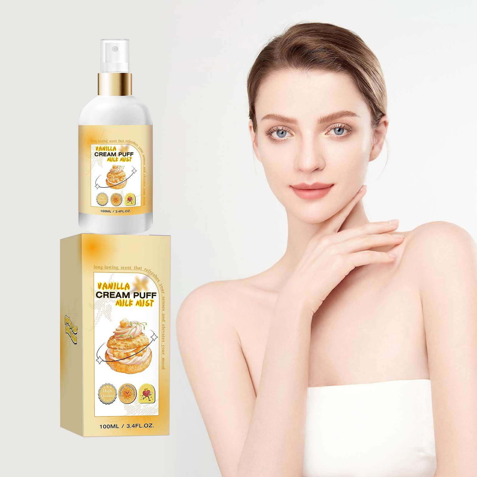 Vanilla Cream Puff Body Milk Mist 100ml, Milk Body Mist, Body Milk Mist ...