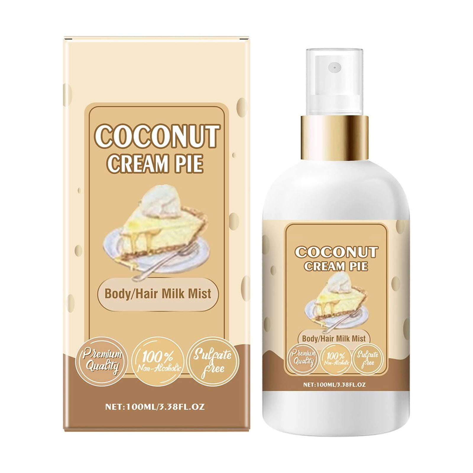 Vanilla Cream Puff Body Milk Mist, Vanilla Cream Puff Body and Hair ...