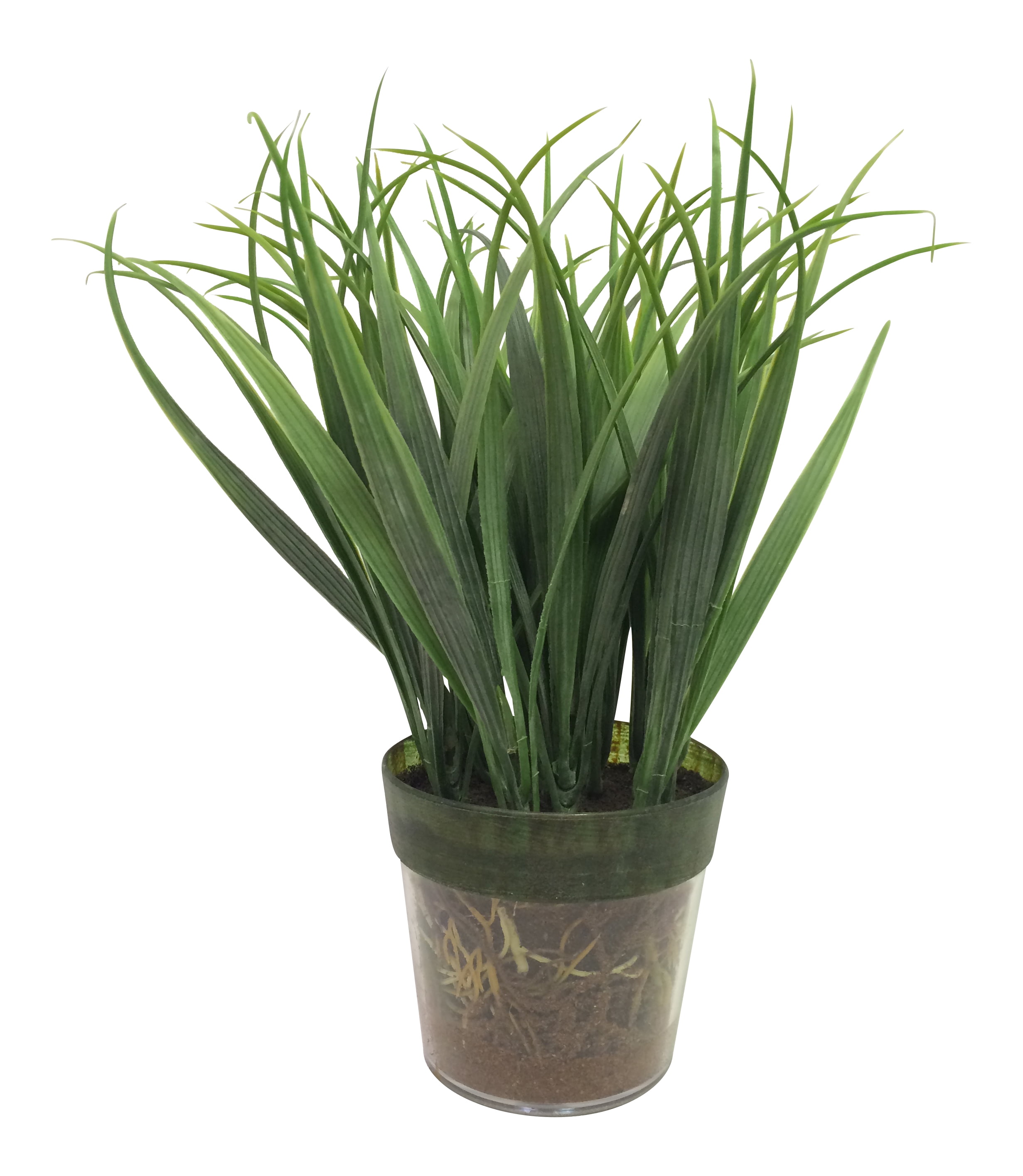 Vanilla Grass with Roots 10in Artificial Polysilk Faux Greenery Fake ...