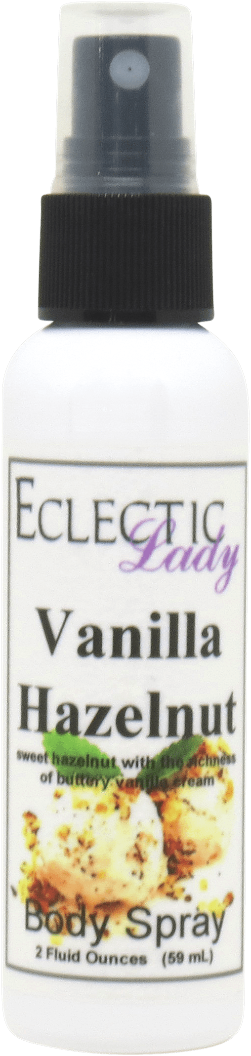 Vanilla Hazelnut Body Spray, Eclectic Lady, Hydrating Mist, Unisex, 16 ...