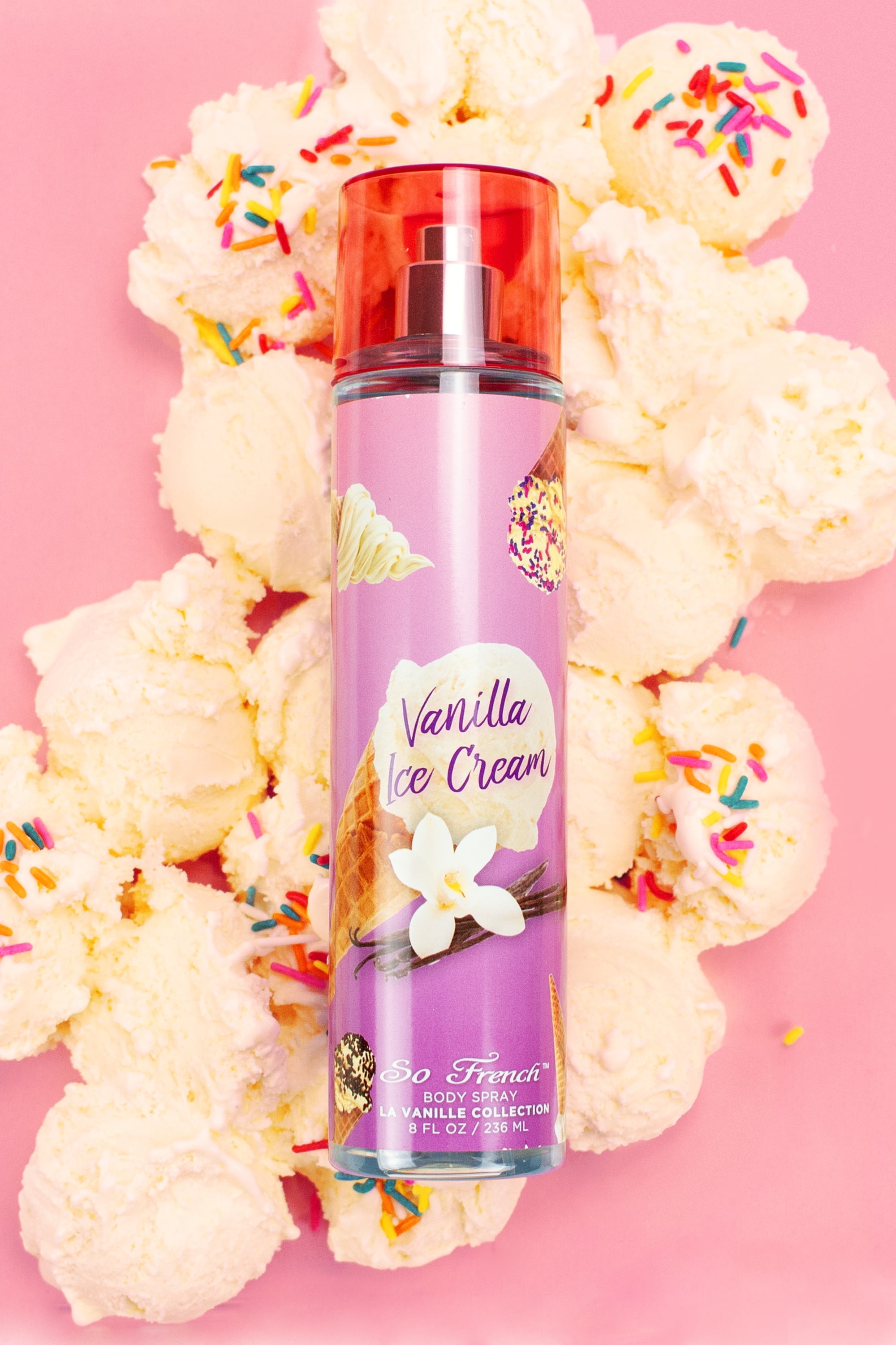 So French Vanilla Ice Cream Body Mist Fragrance for Women - Walmart.com