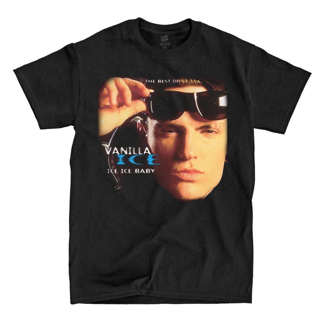 Vanilla Ice - Ice Ice Baby - Black Shirt - Ships Fast! High Quality ...