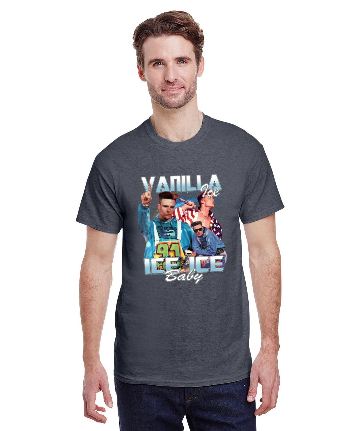 Vanilla Ice Rap Hip Hop 90s Vintage Fan Unisex tee, for men & women, up ...