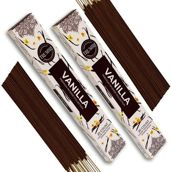 Vanilla Incense Sticks - Total 40 Insence-Sticks - Dual Pack of 20 ...