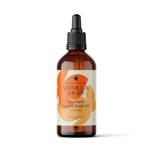 Vanilla Mozi 805641 3.3 oz Sunburn Face & Body Oil - Lavender Flavor ...