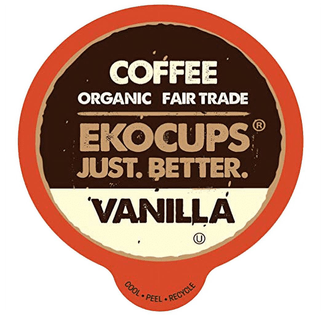 Vanilla Organic Flavored Coffee by EKOCUPS - Walmart.com
