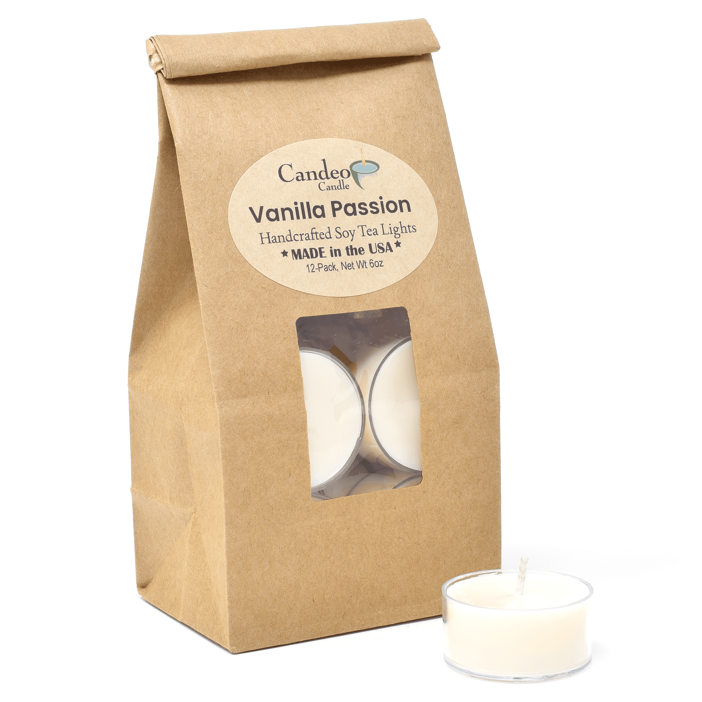 Vanilla Passion, Soy Tea Light 12-Pack - Walmart.com