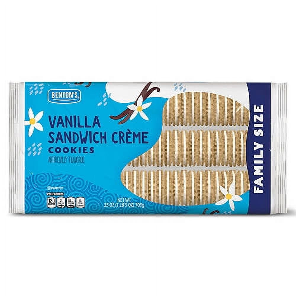 Benton's Vanilla Sandwich CrÃ¨me Cookies, Crunchy Sweet Treat, Family ...