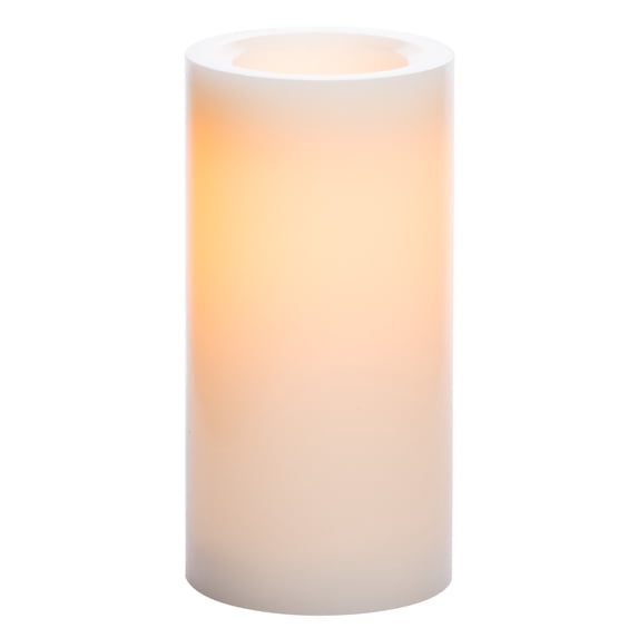 Vanilla Scented LED Pillar Candle with Timer By Ashland - 4" x 8 ...