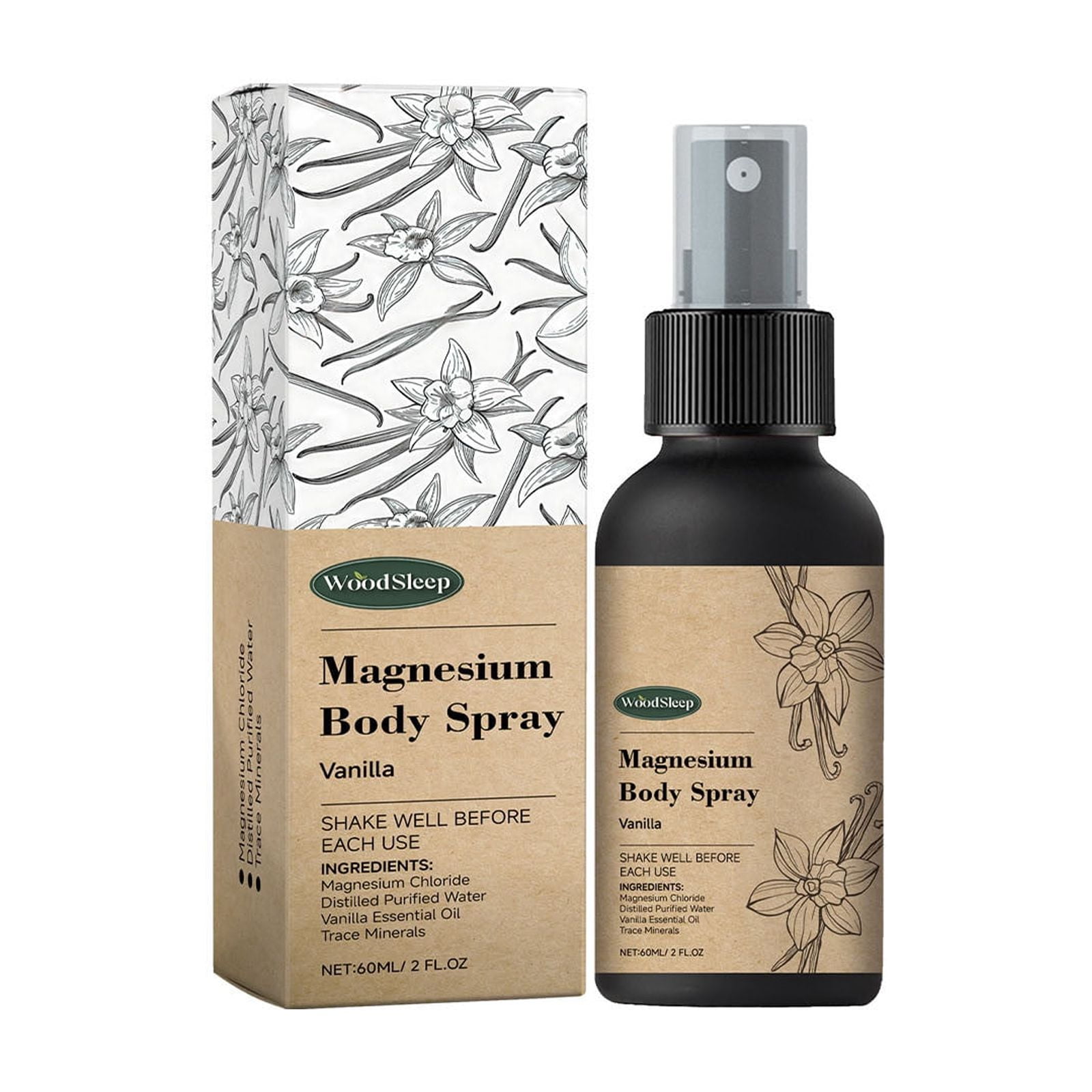 Vanilla Sleep Spray, Magnesium Sleep Spray, Magnesium Spray for Sleep ...