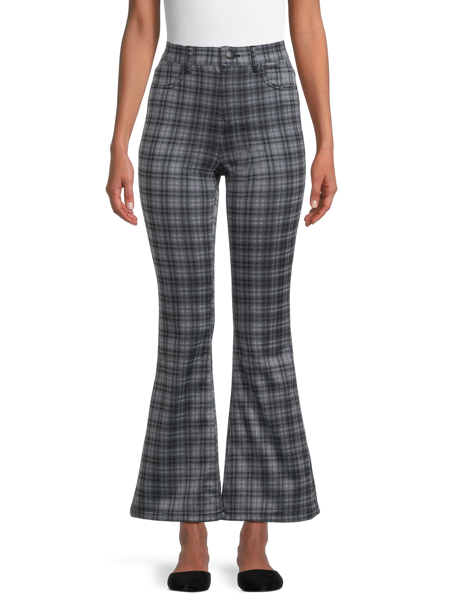 Vanilla Star Juniors' Pull On Flare Pants, 31” Inseam Regular - Walmart.com