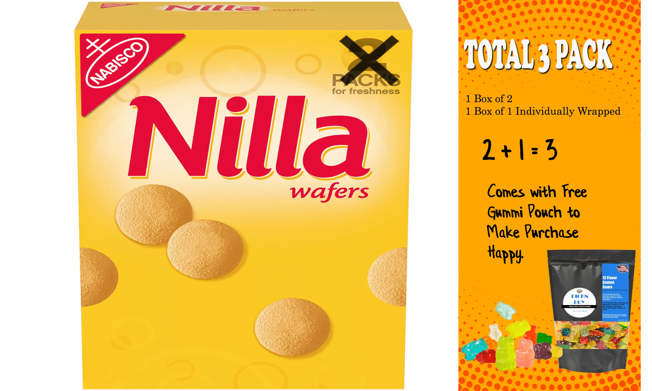 Nilla Wafers Vanilla Wafer Cookies, 2pk., 15 oz. - Walmart.com