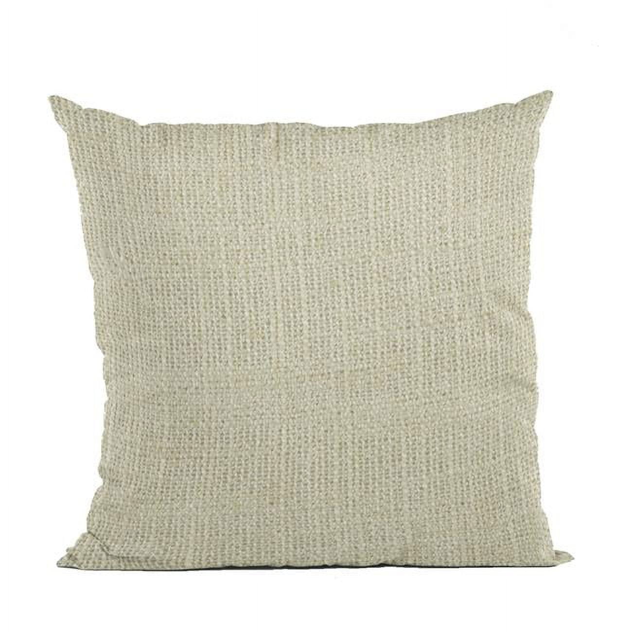 Vanilla Wall Textured Solid with Open Weave Luxury Throw Pillow - 16 x ...