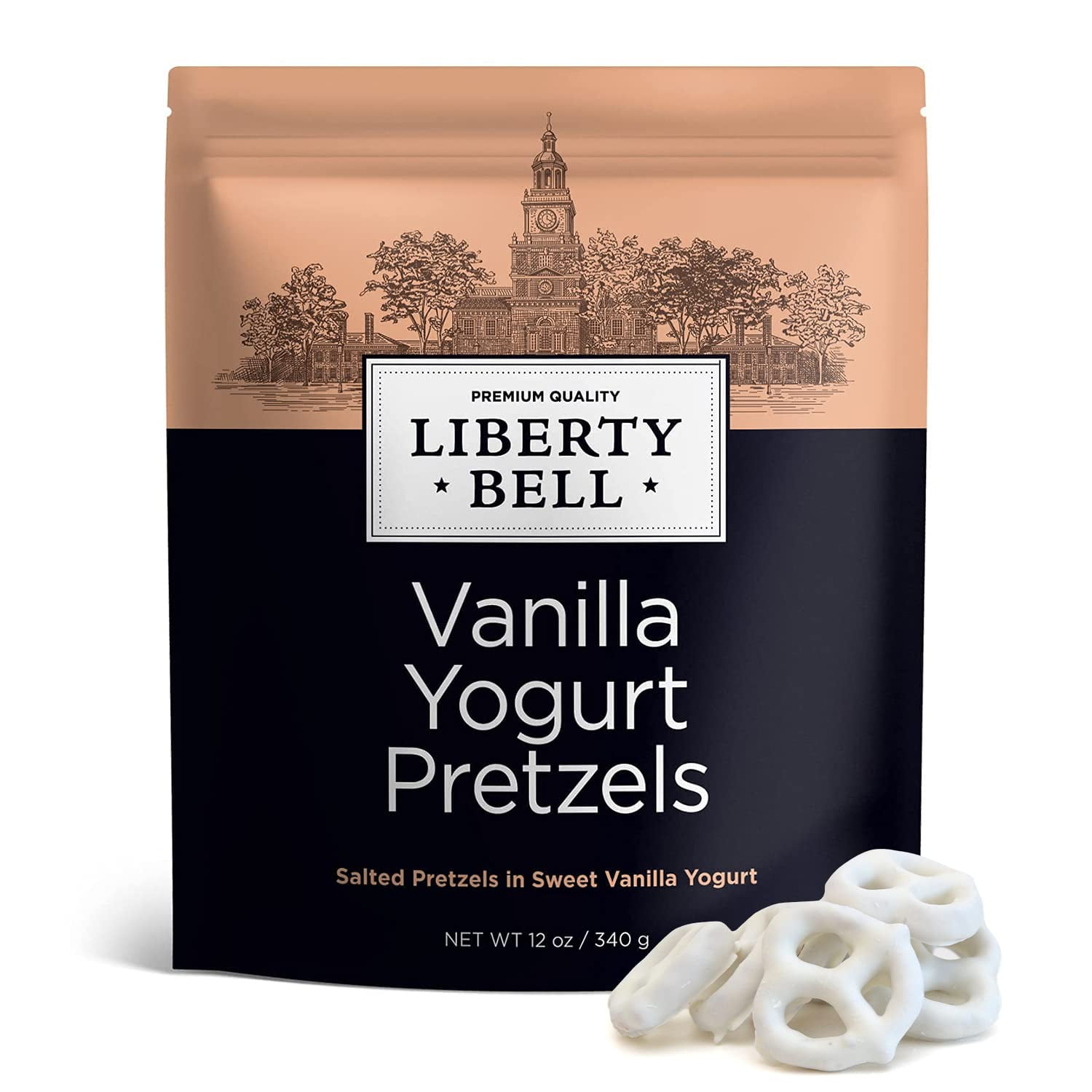 Vanilla Yogurt Covered Pretzels TMA2 Snack, Salty Mini Pretzels Dipped ...