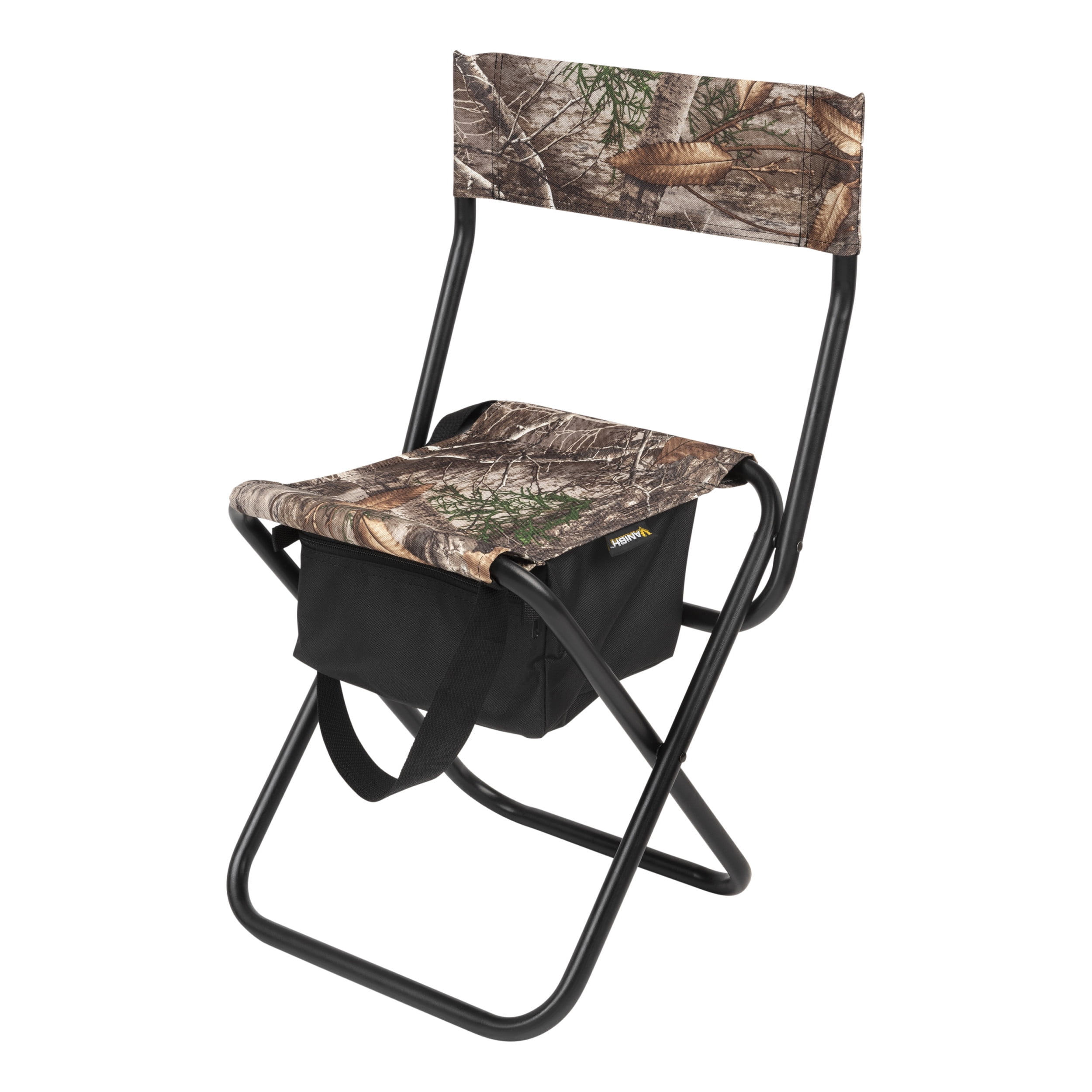 Vanish Foldable Seat With Backrest, Realtree Edge Camo - Walmart.com