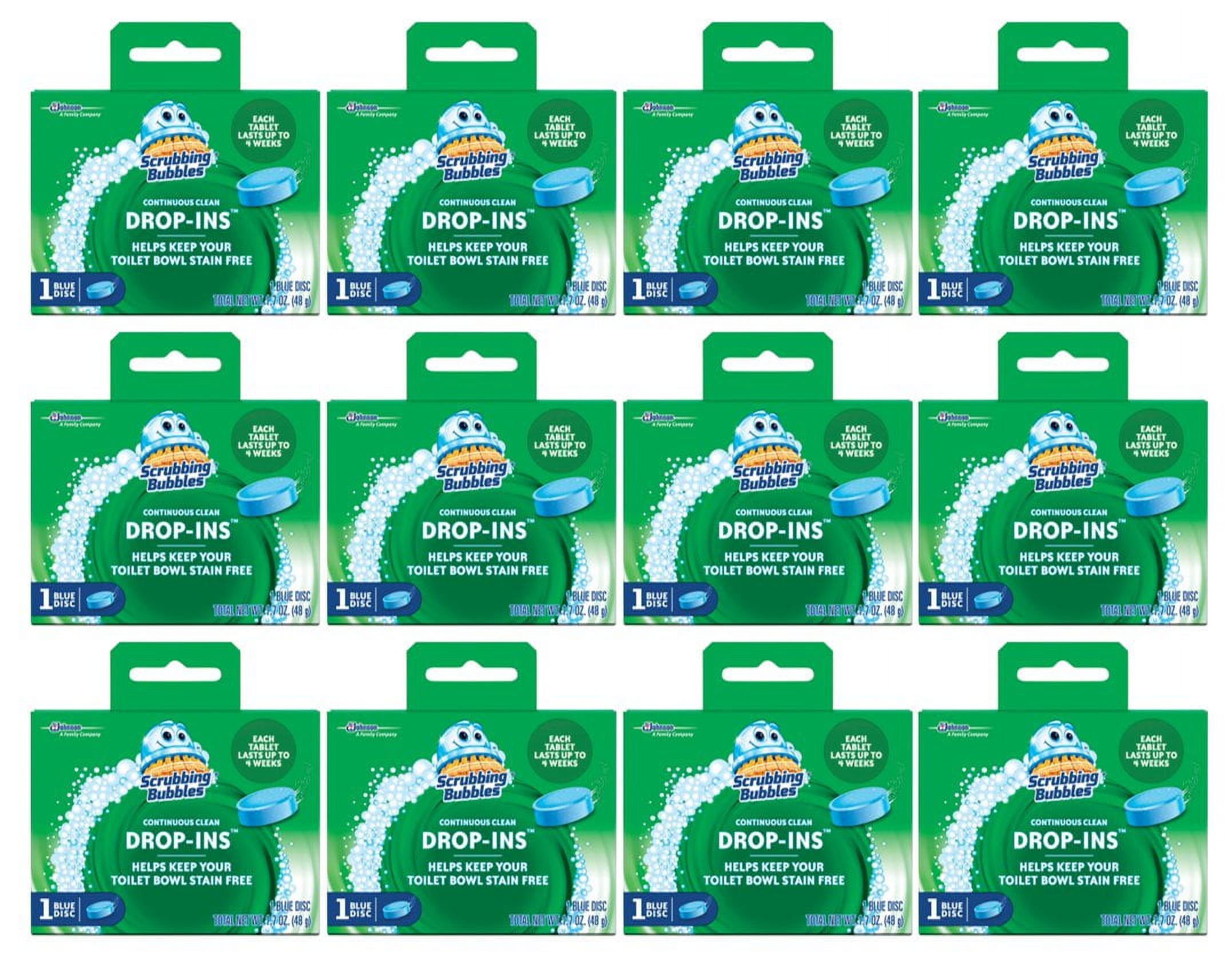 Vanish Scrubbing Bubbles Drop-Ins, 1.7 Oz, Pack of 12 - Walmart.com