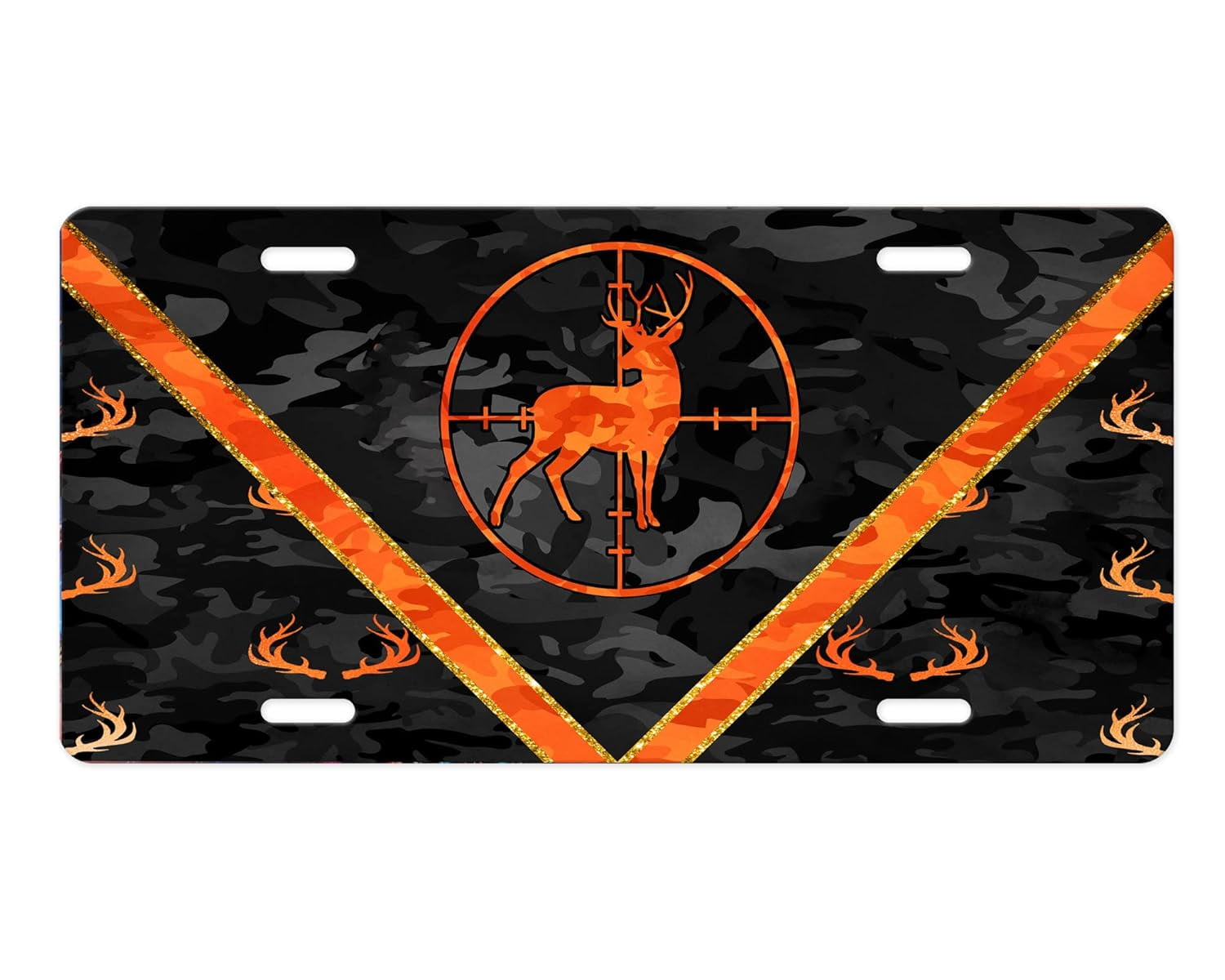 Vanity Aluminum Front License Plate (Bright Bigfoot) - Walmart.com