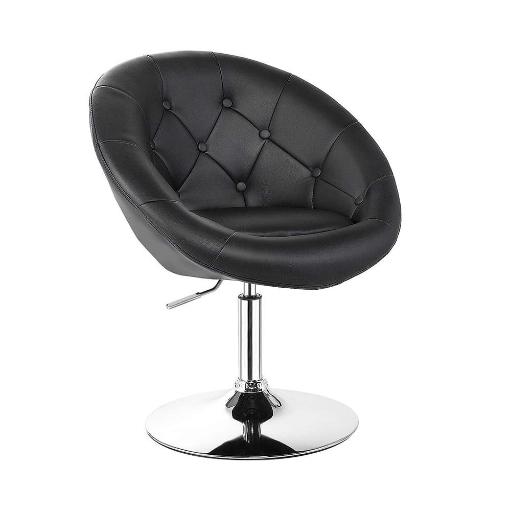 Vanity Chair, Contemporary Height Adjustable Makeup Chair with Tufted ...