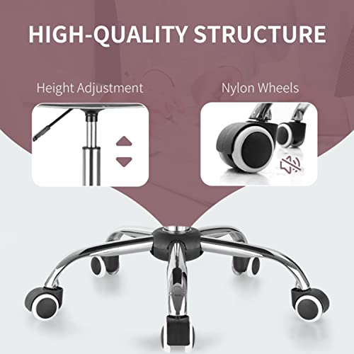 Vanity Chair Makeup Chair for Women Adjustable Small Task Chair with ...
