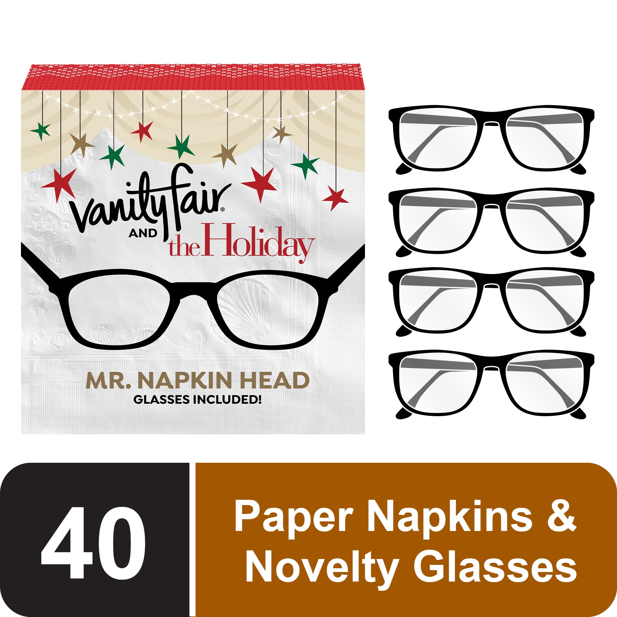 Vanity Fair Entertain Disposable White Napkins - Limited Edition ...