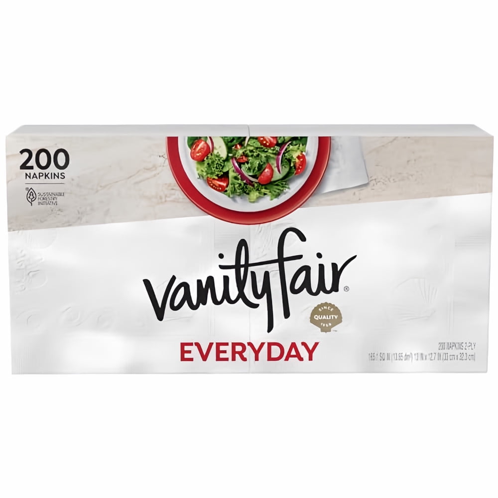 Vanity Fair Everyday Napkins Family Pack (Pack of 3) - Walmart.com
