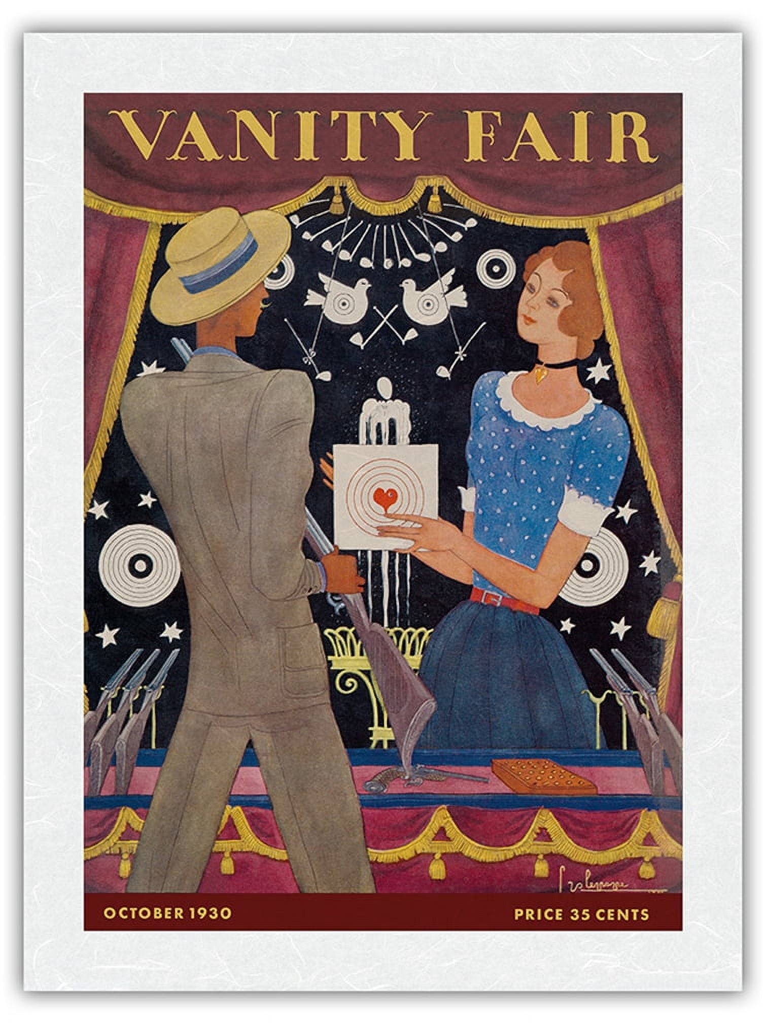 Vanity Fair - Magazine Cover October 1930 - Carnival Shooting Gallery ...