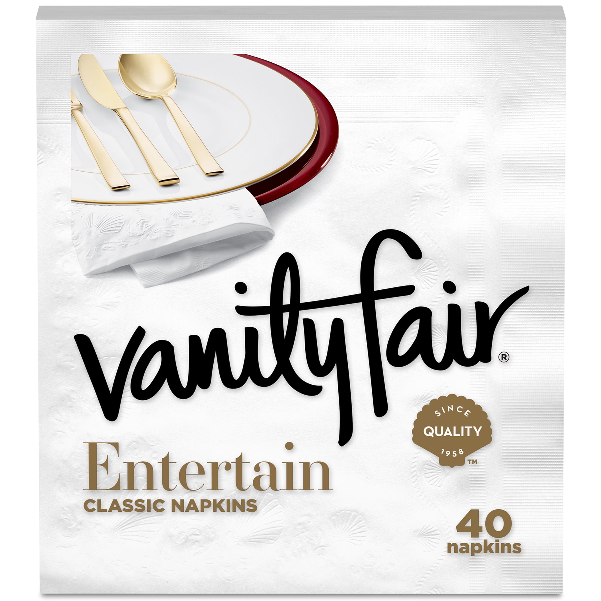 Vanity Fair Paper Napkins, 320ct, 3-Ply Entertain Size - Walmart.com