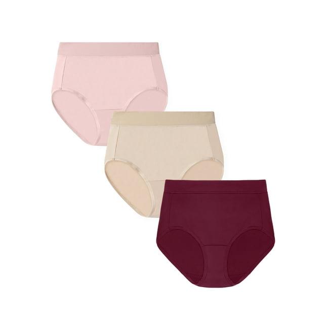Vanity Fair Radiant Collection Women's 360 Comfort Brief Underwear, 3 ...