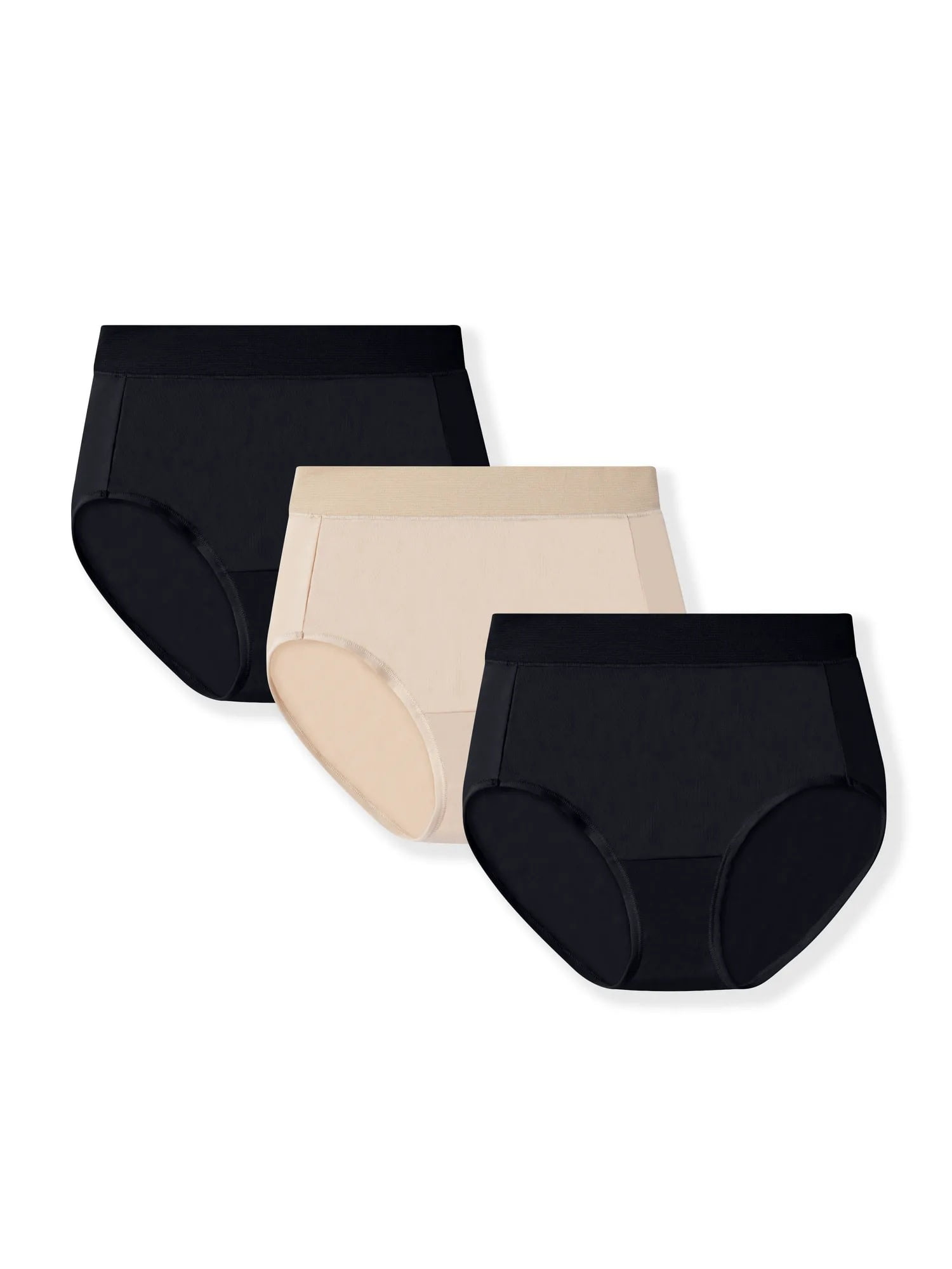 Vanity Fair Radiant Collection Women's 360 Comfort Brief Underwear, 3 ...