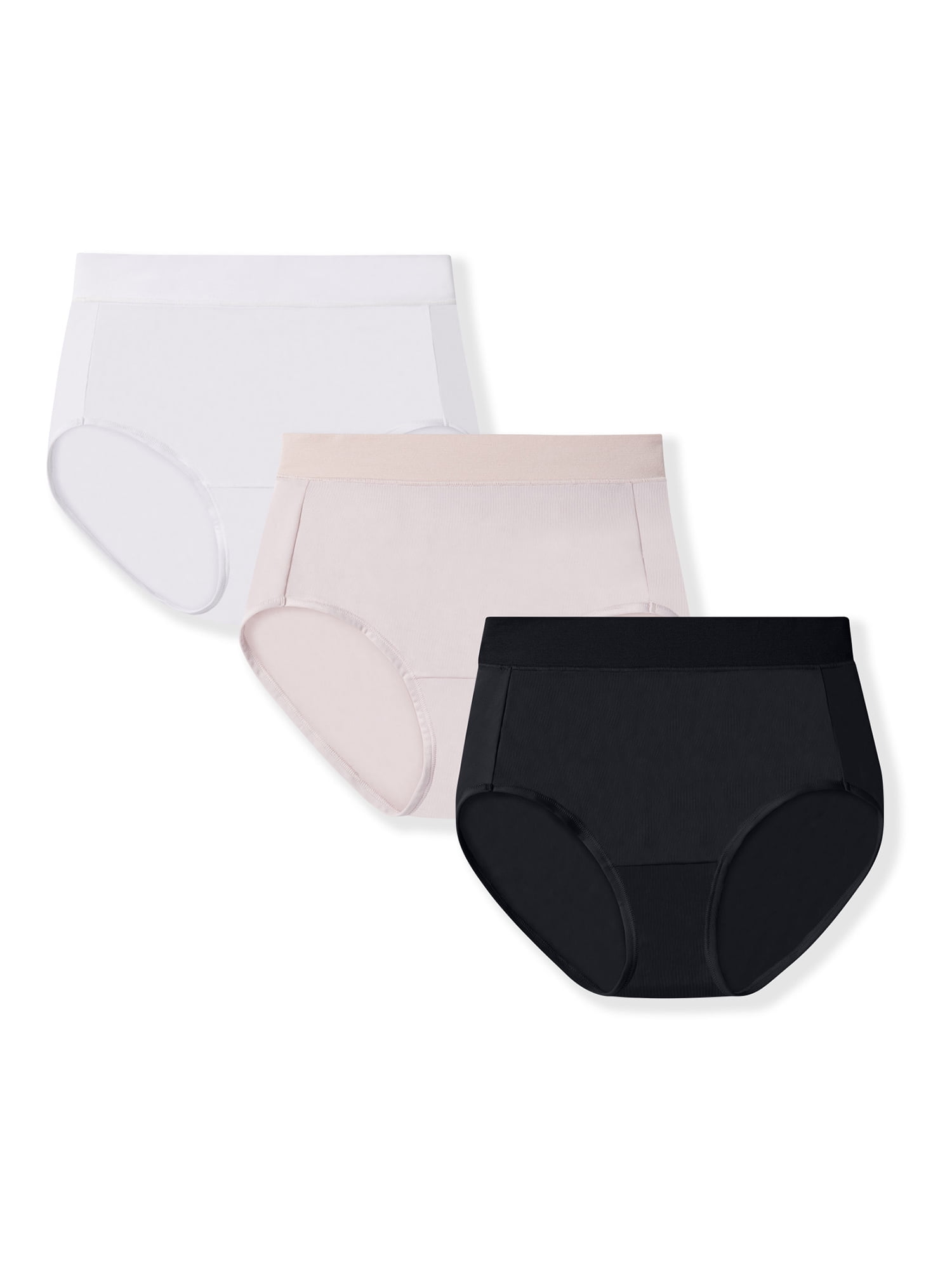 Vanity Fair Radiant Collection Women's 360 Comfort Brief Underwear, 3 ...