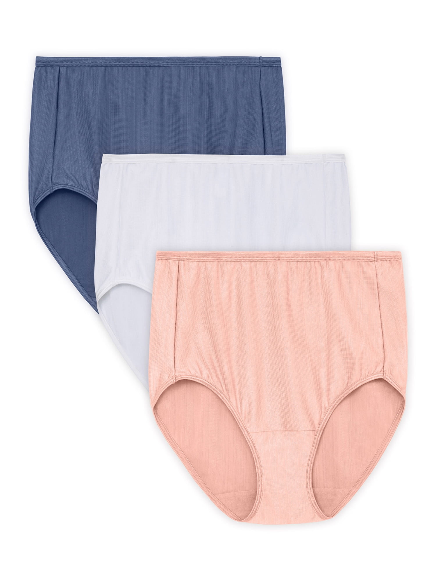 Vanity Fair Radiant Women's Comfort Stretch Brief Underwear, 3 Pack ...