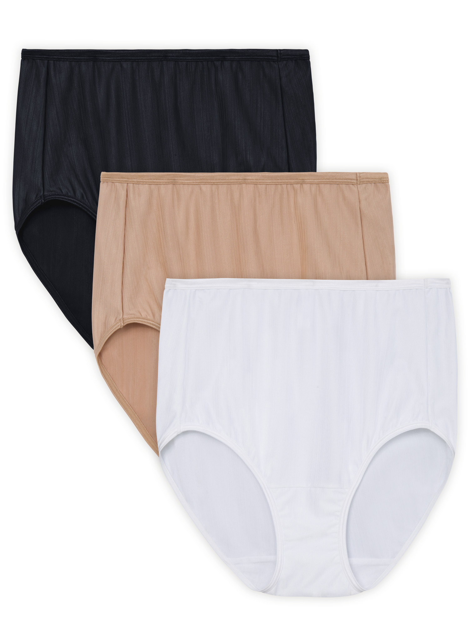 Olga Womens Secret Hug Scoop Hipster 3-Pack Style-0913J3 - Walmart.com