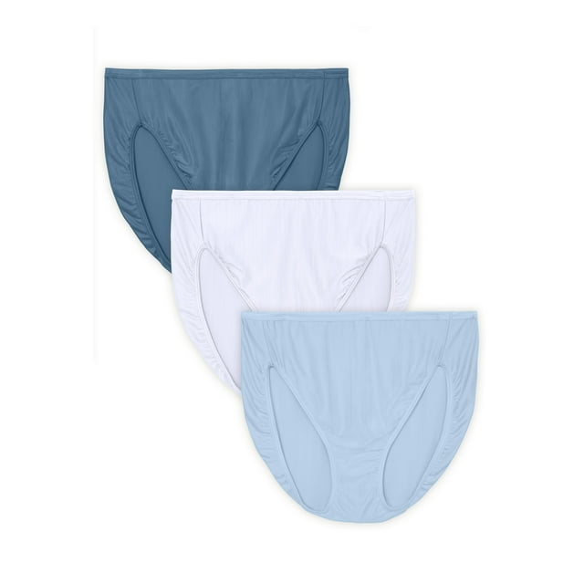 Vanity Fair Radiant Collection Women's Comfort Stretch Hi-Cut Underwear ...