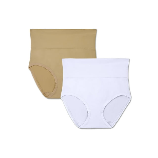 Vanity Fair Radiant Collection 2-Pack Women's Seamless Smoothing Brief ...